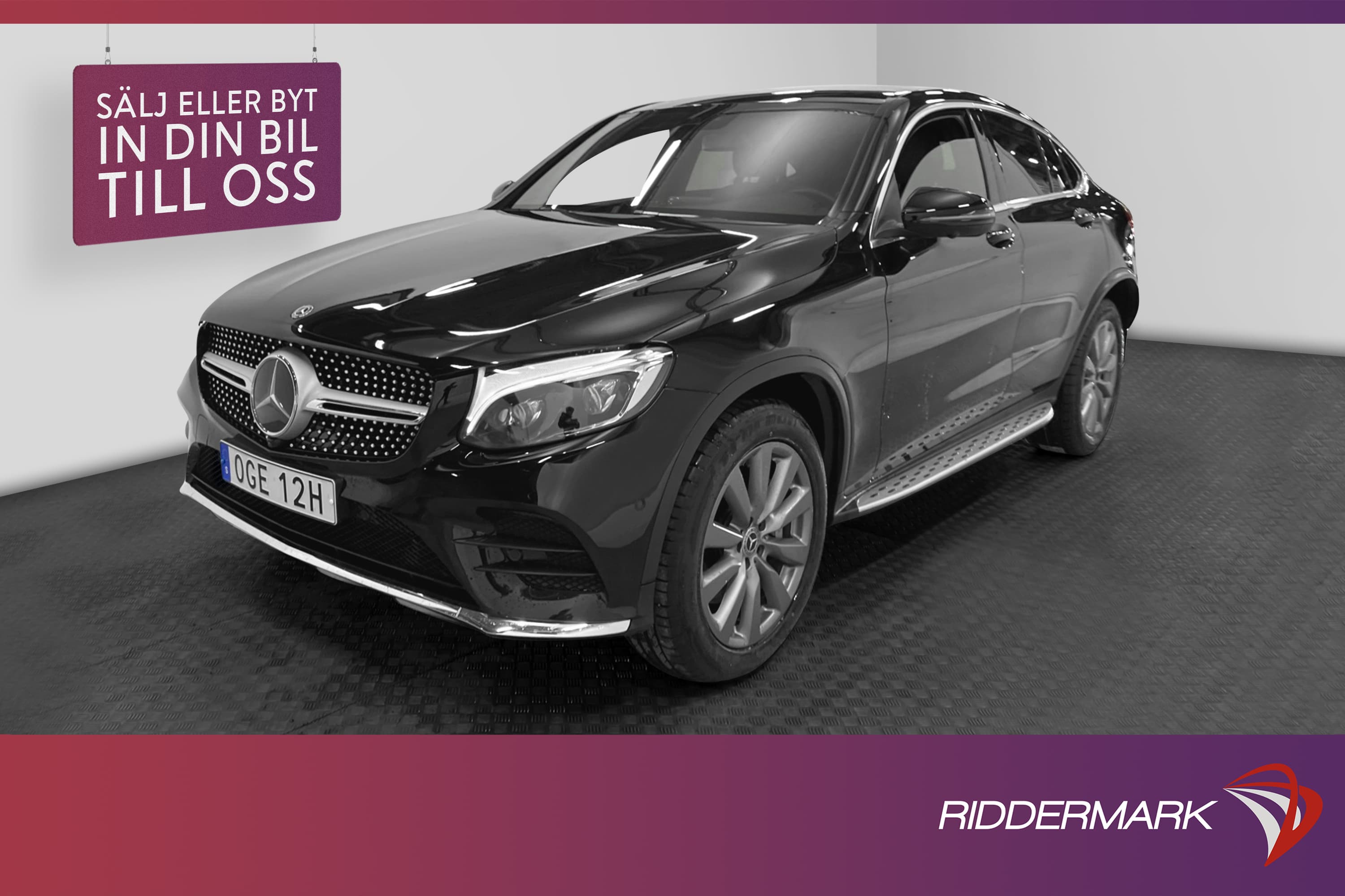 Begagnad Mercedes-Benz GLC 220d Coupé 4M 2019 OGE12H | Riddermark Bil