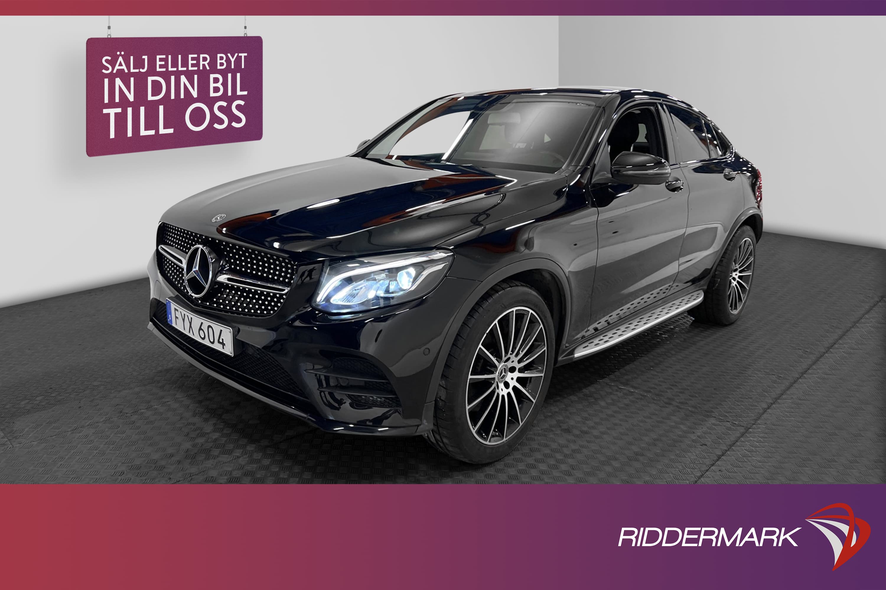Begagnad Mercedes-Benz GLC 250 Coupé 4M 211hk 2017 | Riddermark Bil