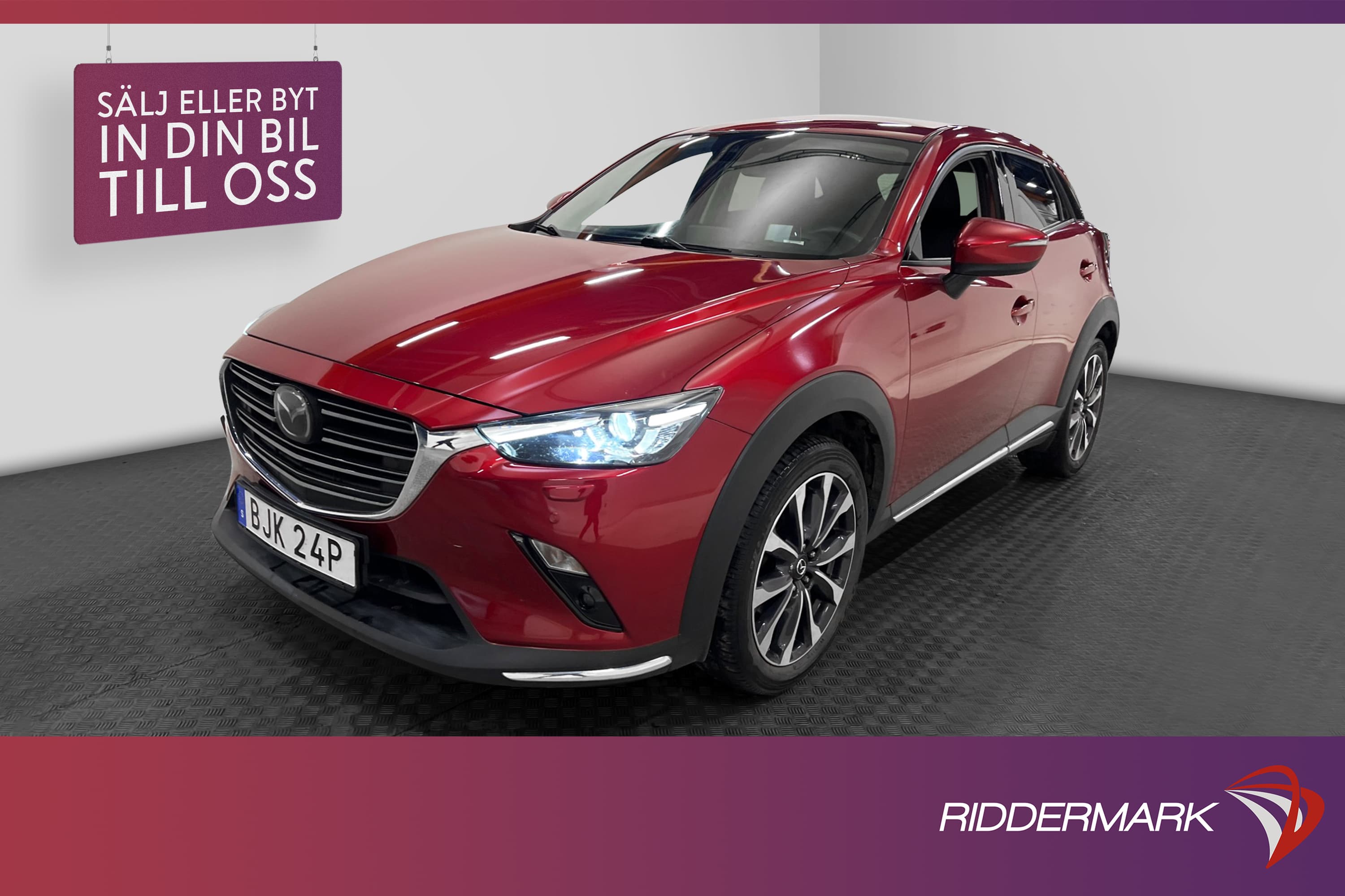 Begagnad Mazda CX-3 2.0 121hk 2019 BJK24P | Riddermark Bil