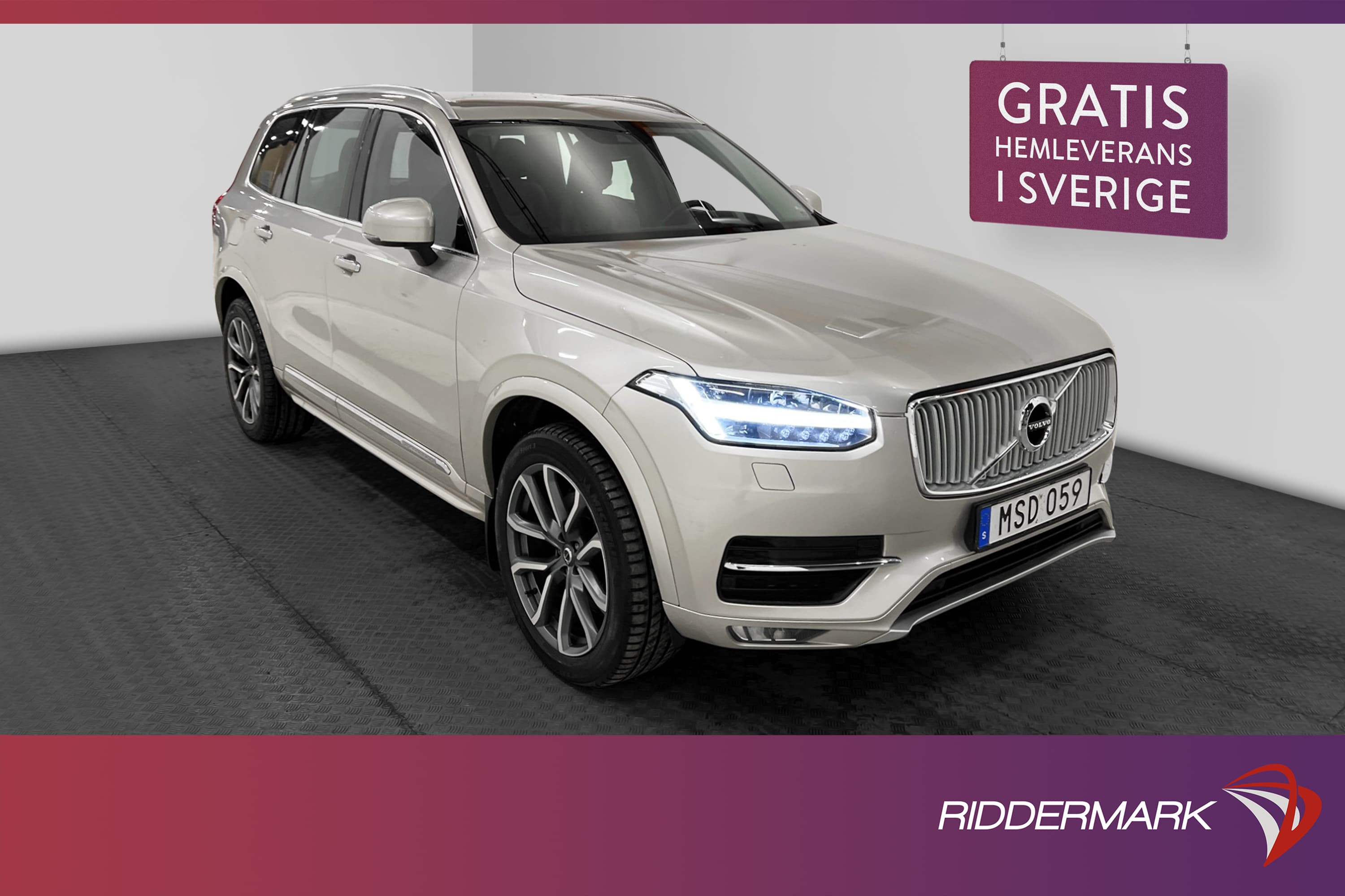 Begagnad Volvo XC90 D5 AWD 2019 MSD059 | Riddermark Bil