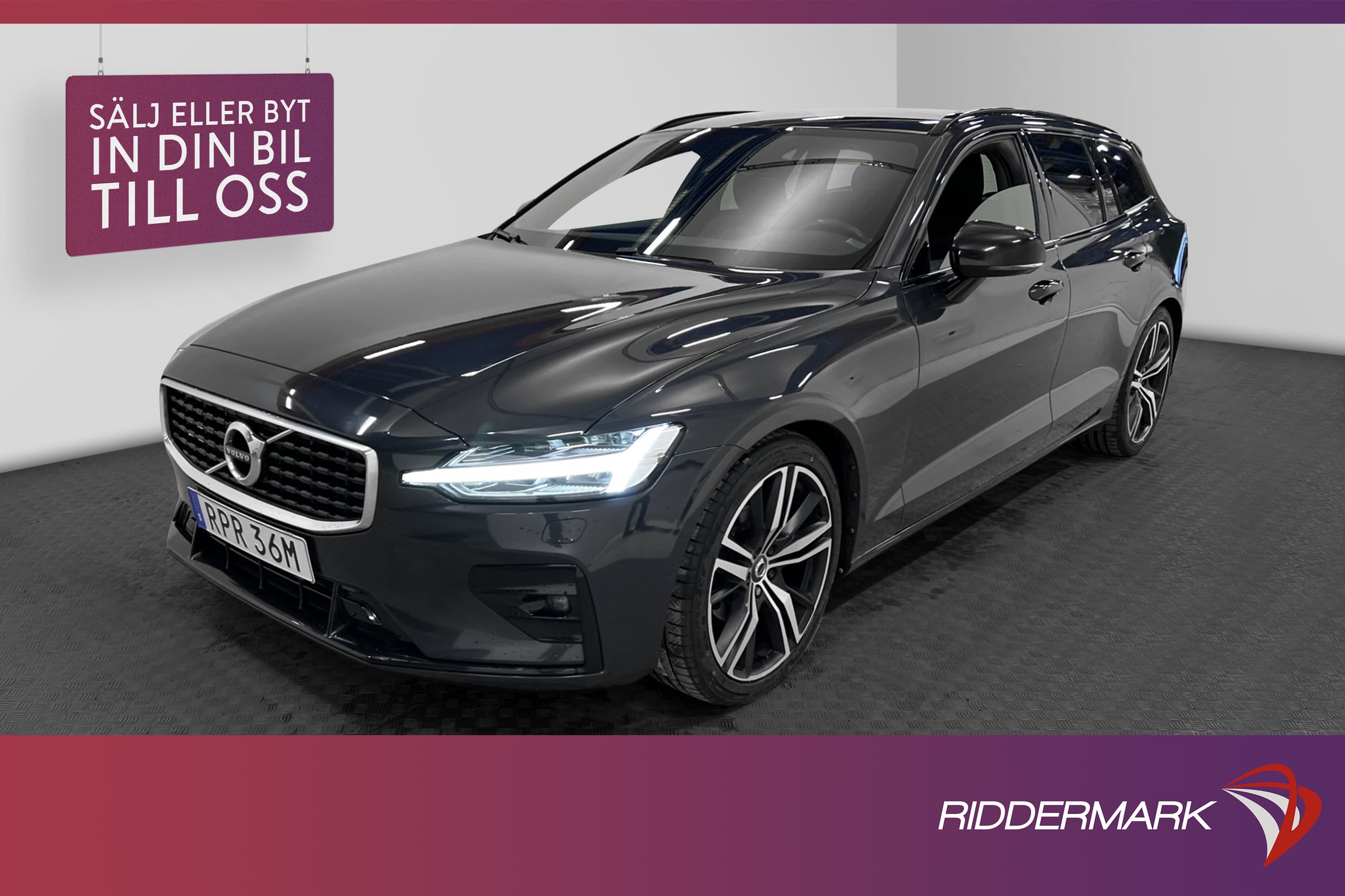 Begagnad Volvo V60 D4 190hk AWD 2020 RPR36M | Riddermark Bil
