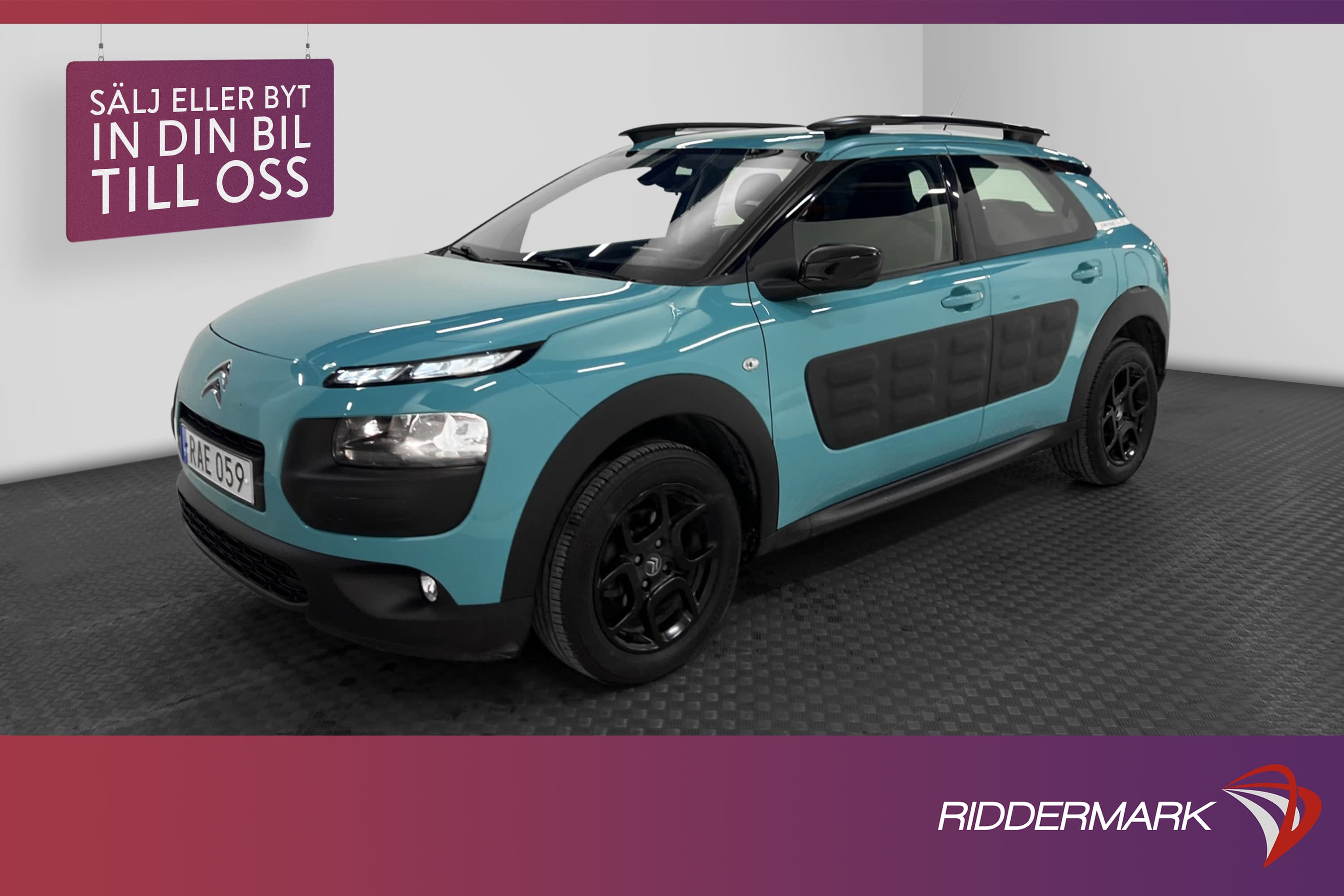 Begagnad Citroën C4 Cactus 1.2 PureTech 82hk 2017 | Riddermark Bil
