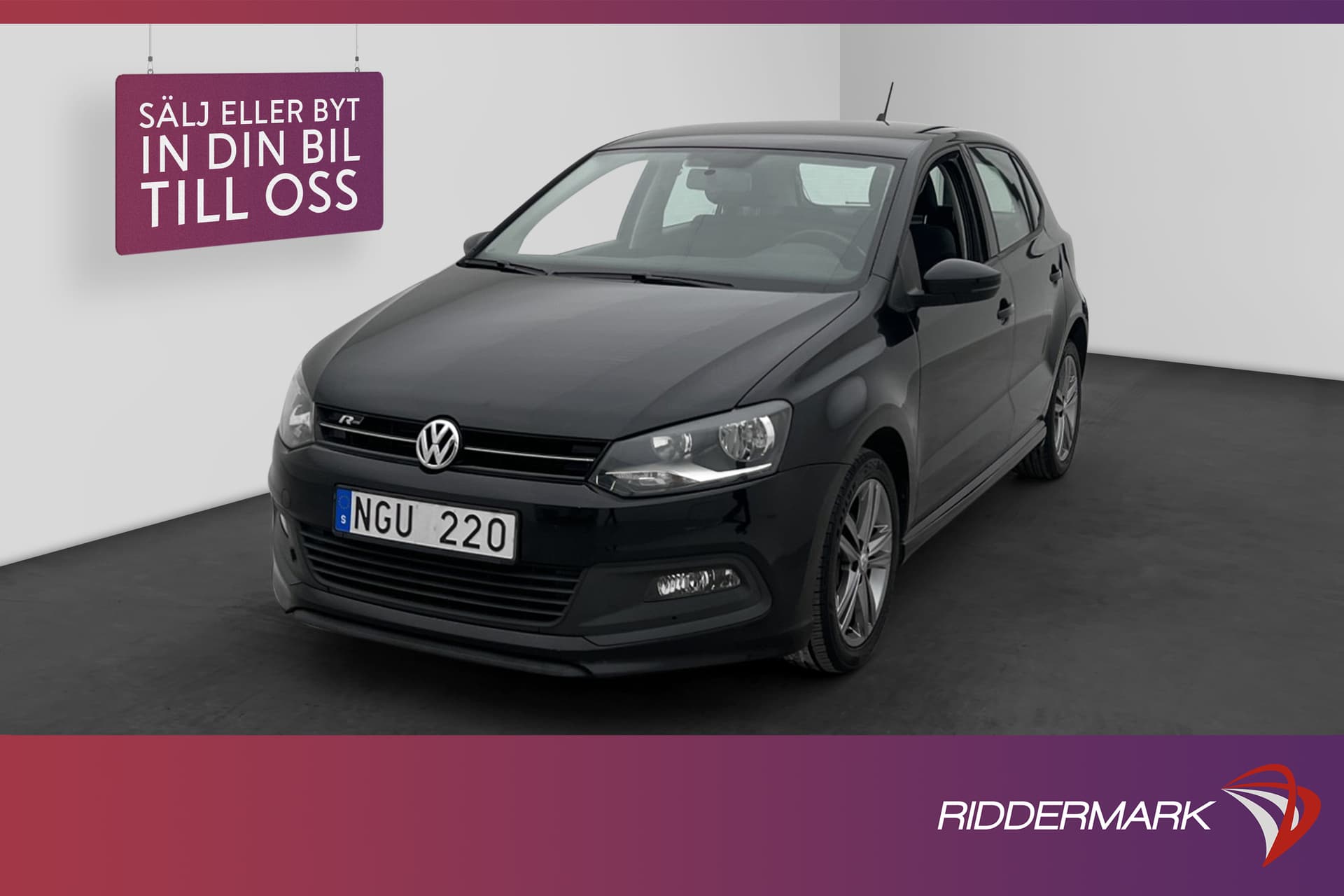 Begagnad Volkswagen Polo 1.2 TSI R-Line Nybes Nyserv | Riddermark Bil