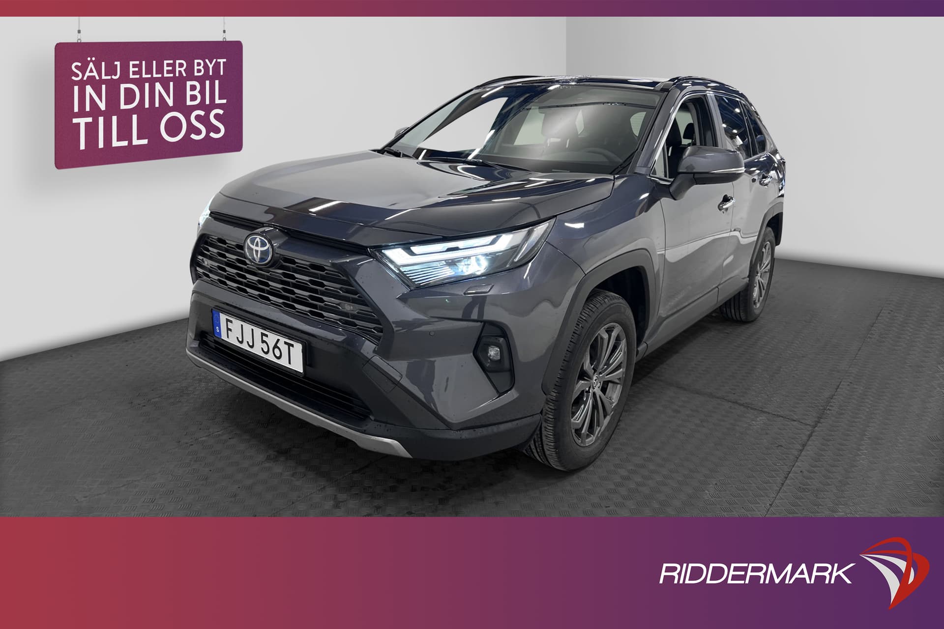 Begagnad Toyota RAV4 Hybrid AWD 222hk 2022 FJJ56T | Riddermark Bil