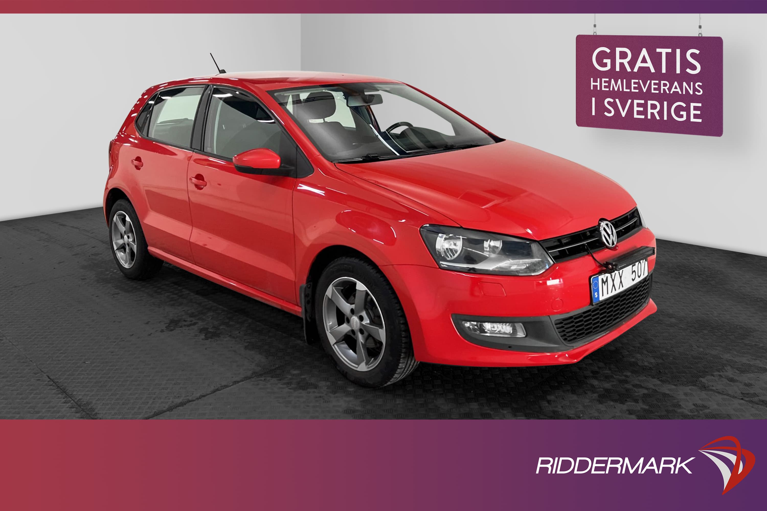 Begagnad Volkswagen Polo 1.2 TSI 90hk 2013 MXX507 | Riddermark Bil
