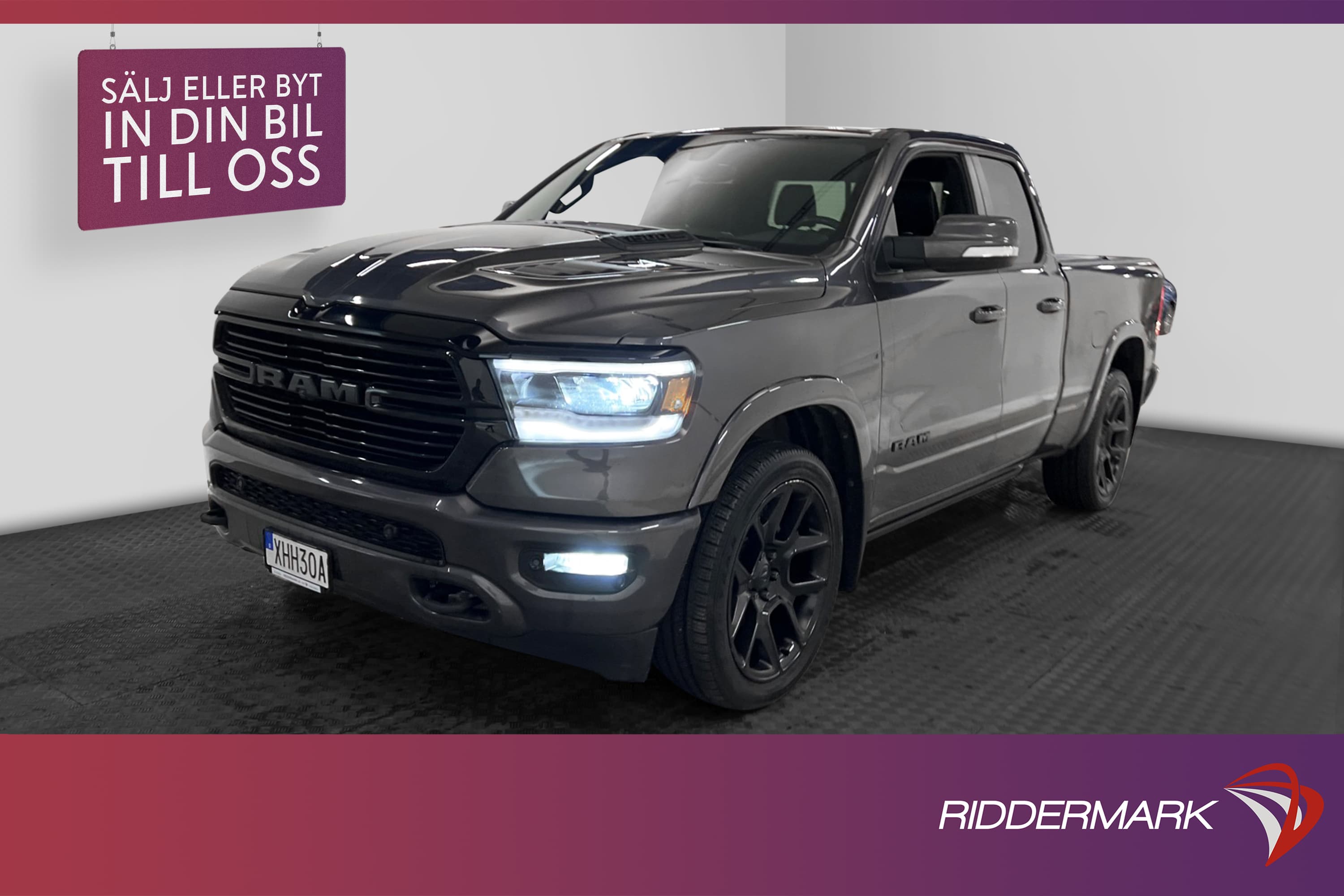 Begagnad Dodge RAM Laramie Night 2020 XHH30A | Riddermark Bil