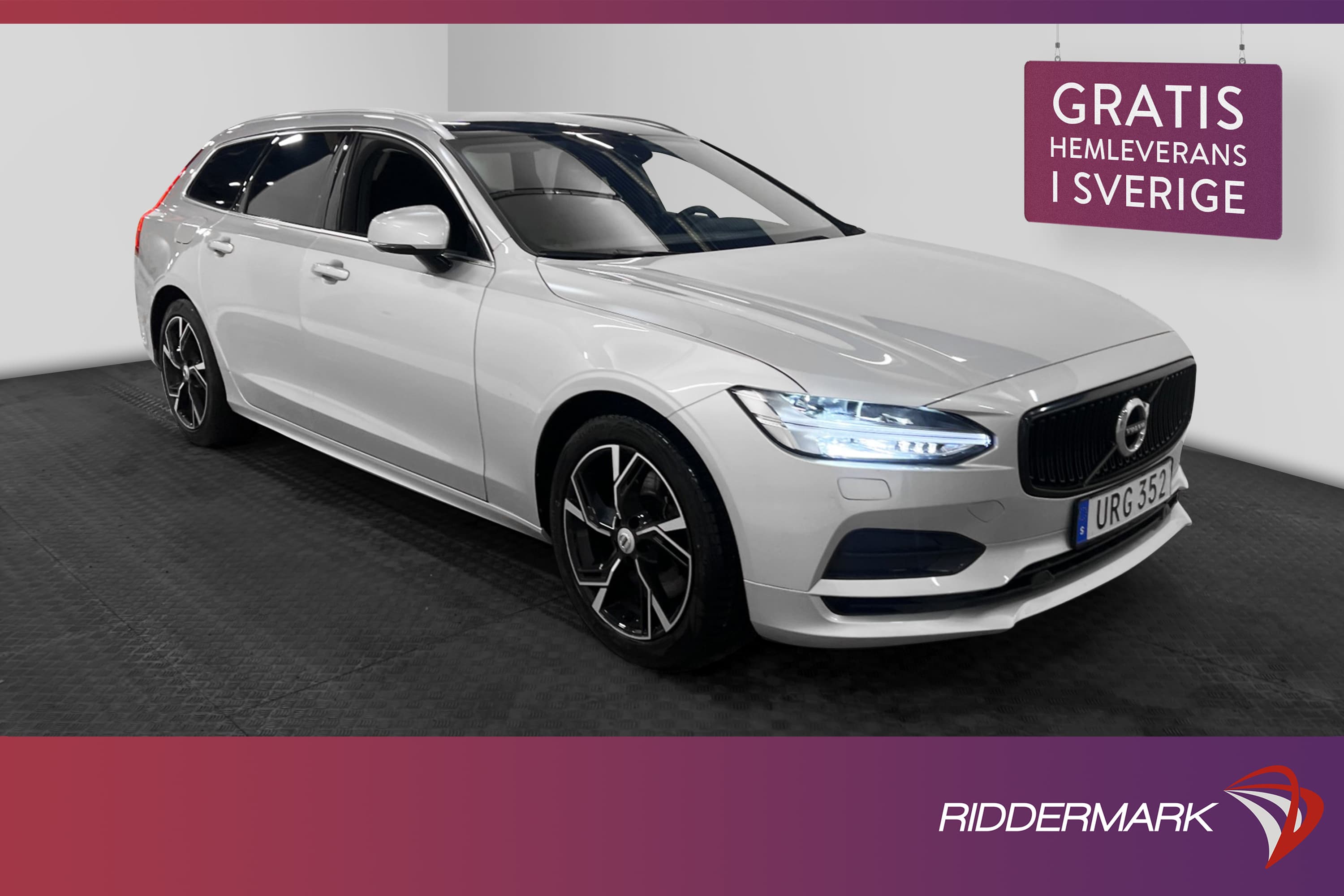 Begagnad Volvo V90 T4 190hk 2019 URG352 | Riddermark Bil