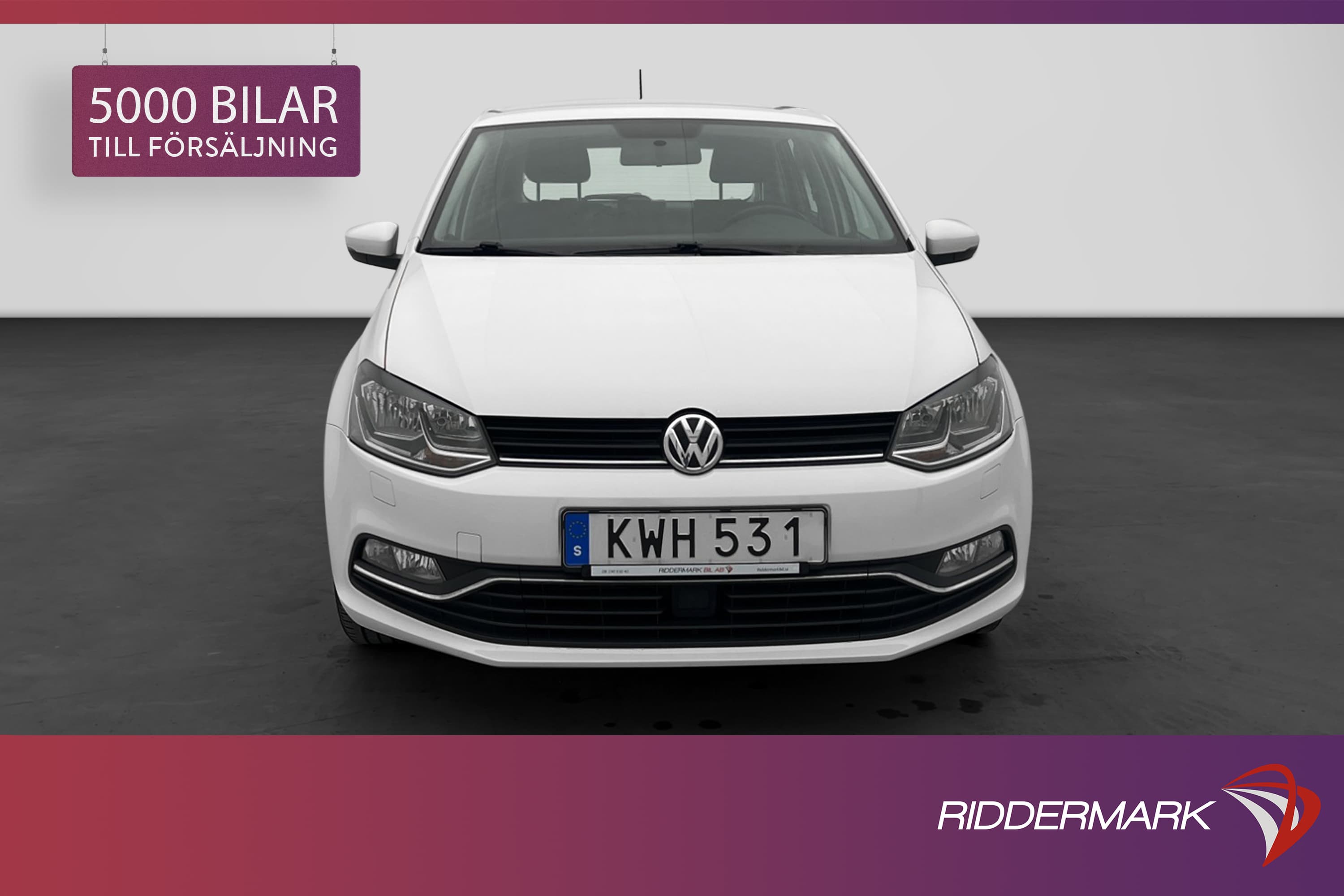 Begagnad Volkswagen Polo 1.2 TSI 90hk 2016 KWH531 | Riddermark Bil