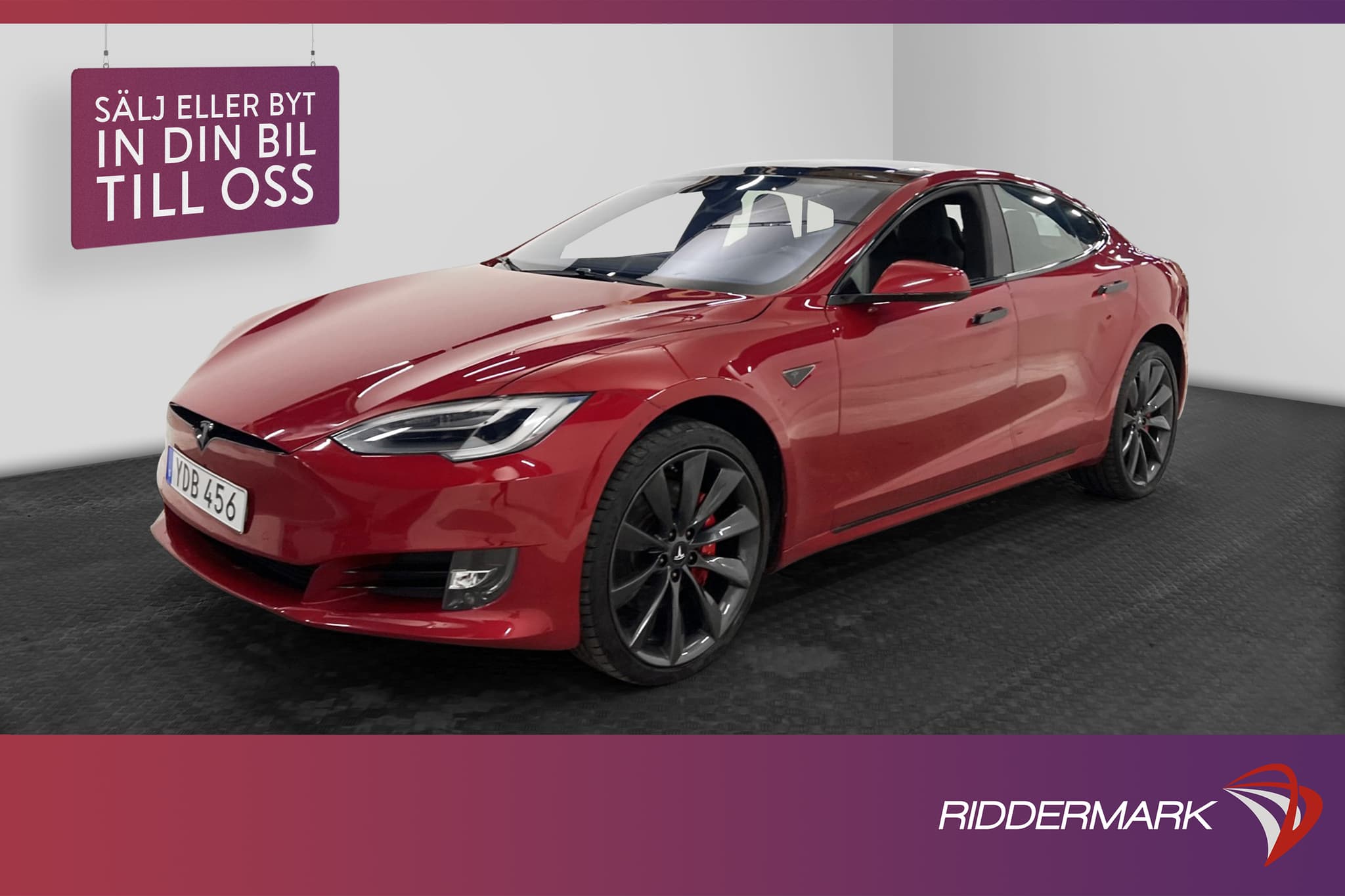 Begagnad Tesla Model S P90D 770hk 2016 YDB456 | Riddermark Bil