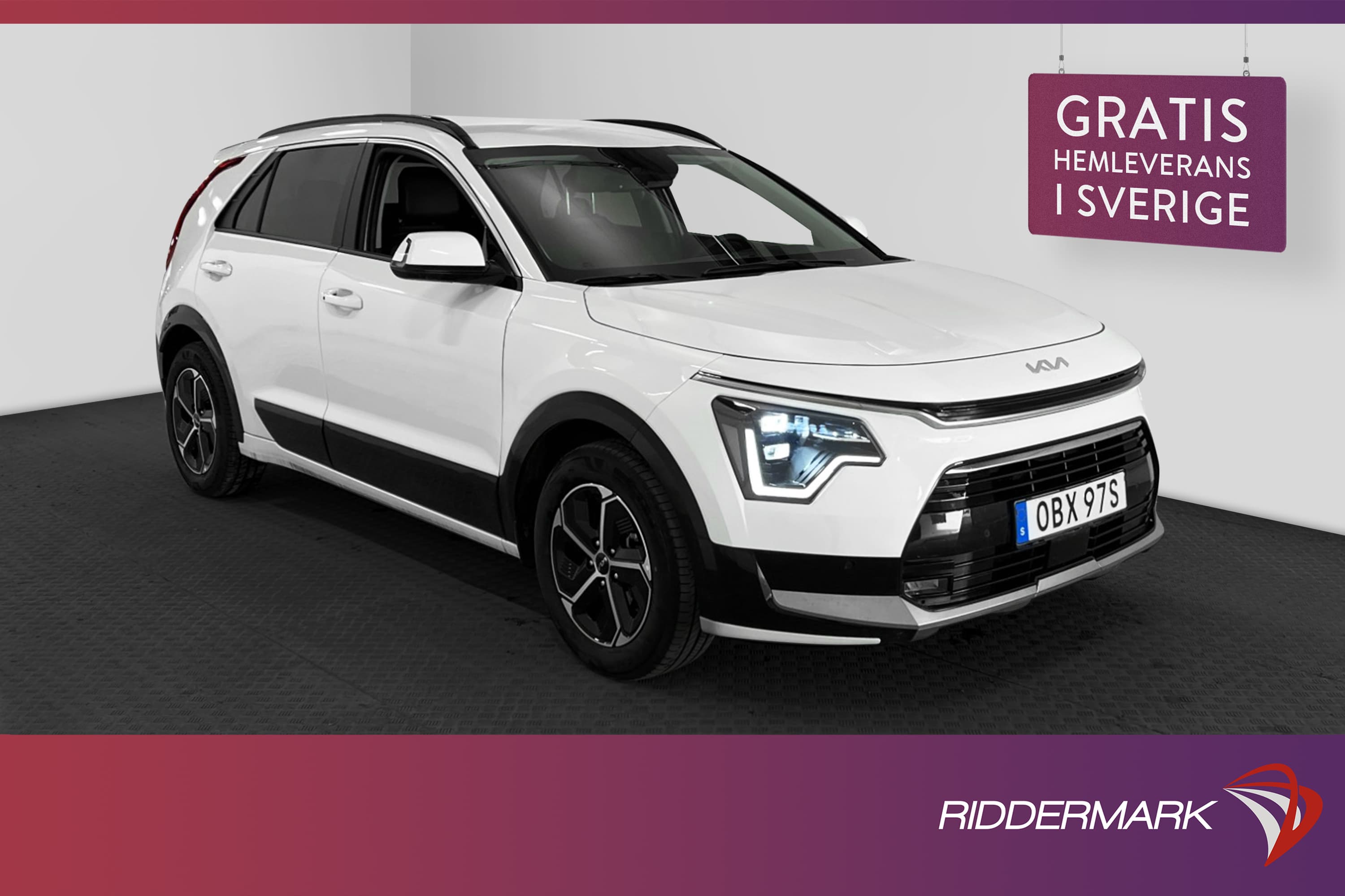 Begagnad Kia Niro Plug-In-Hybrid EX 183hk 2023 OBX97S | Riddermark Bil