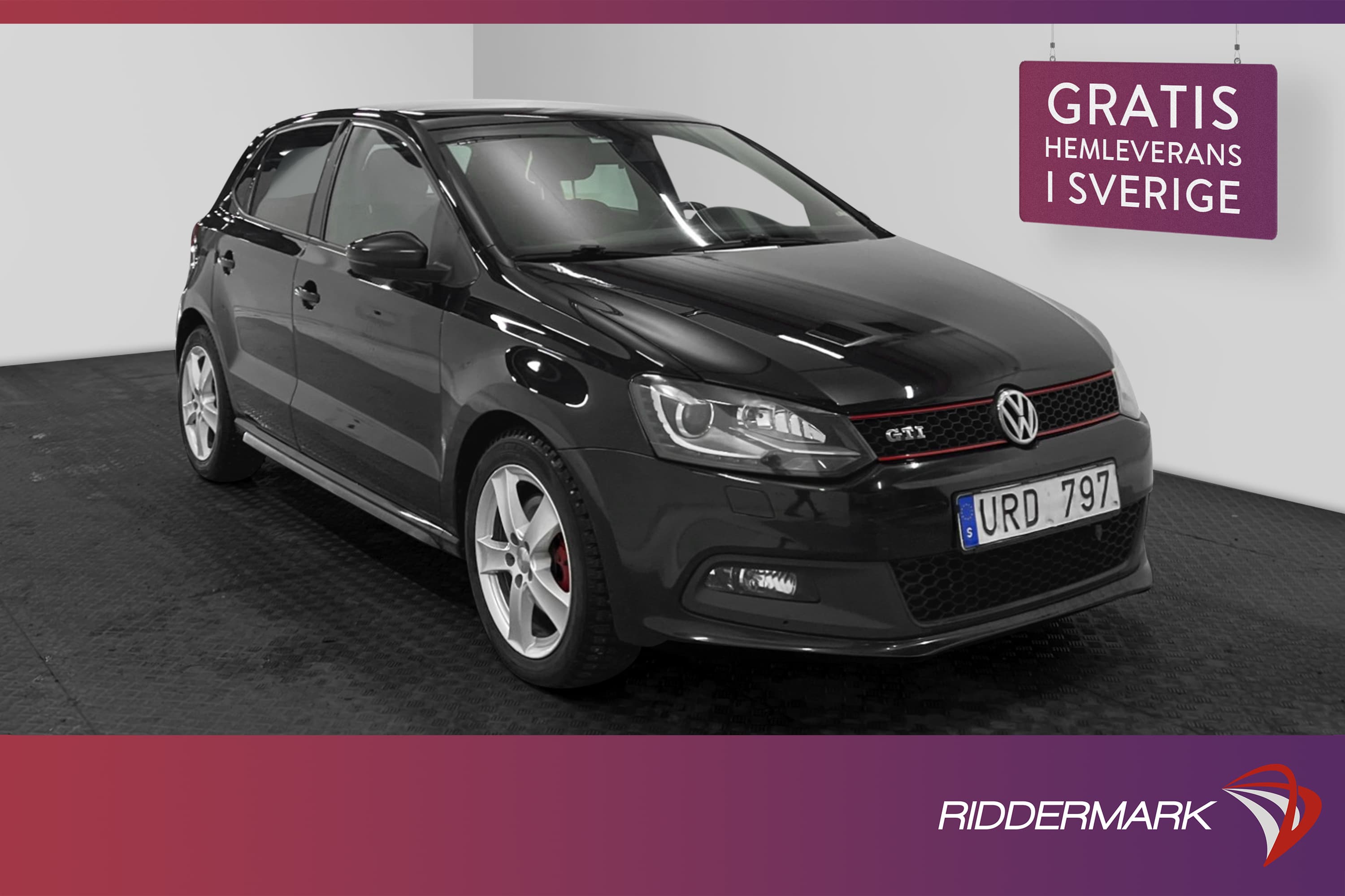 Begagnad Volkswagen Polo GTI DSG 180hk 2012 URD797 | Riddermark Bil