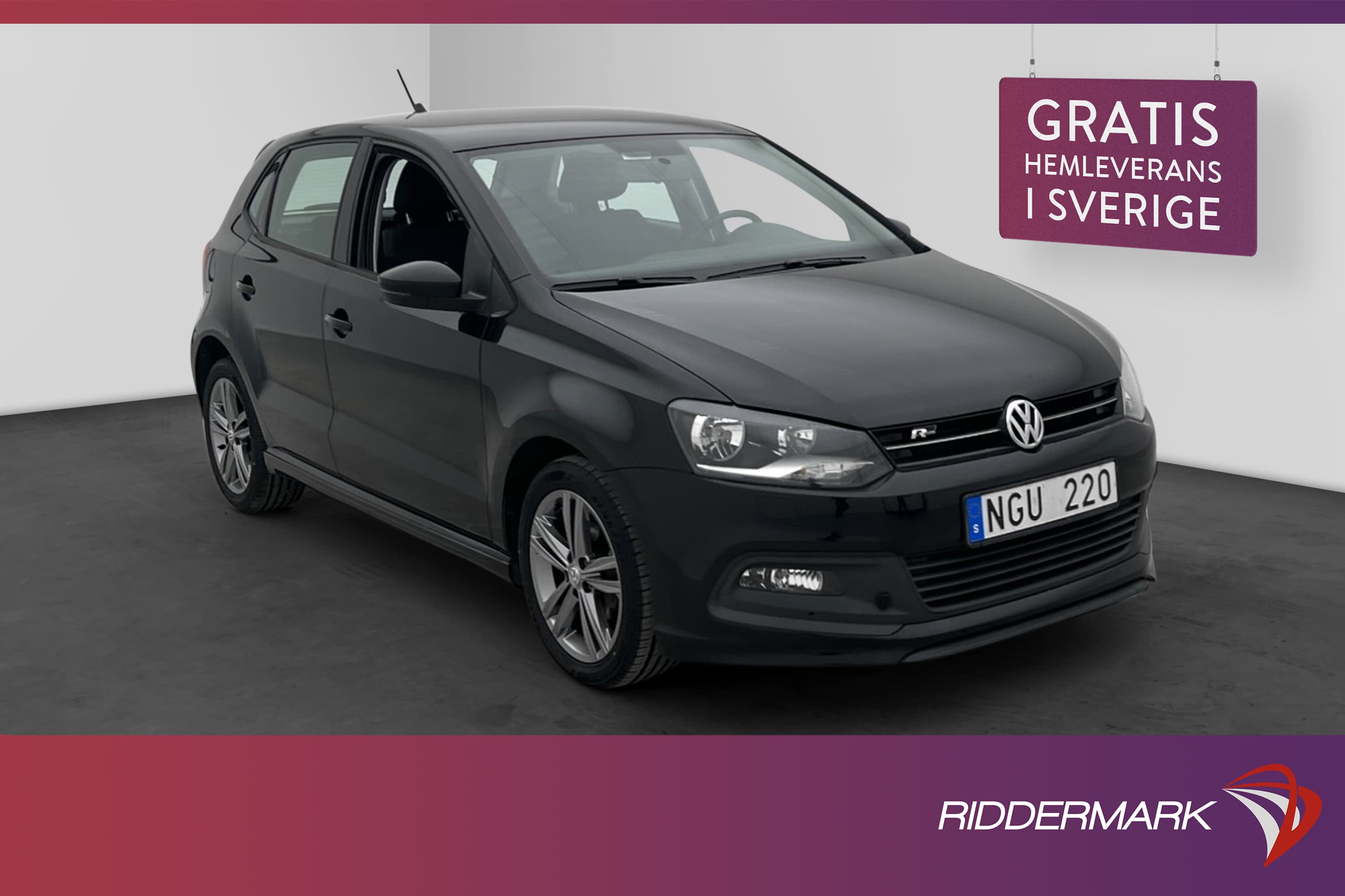 Begagnad Volkswagen Polo 1.2 TSI R-Line Nybes Nyserv | Riddermark Bil