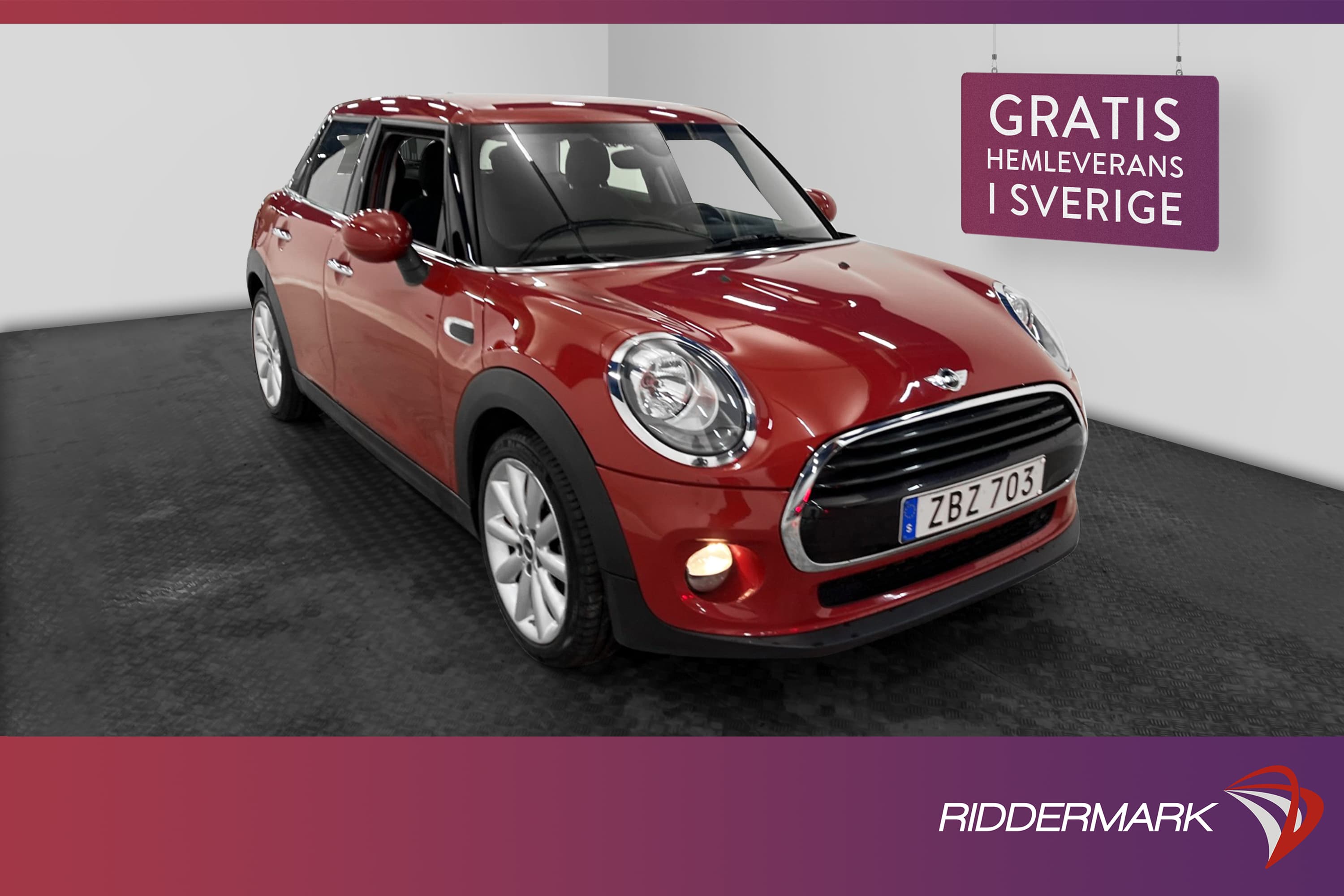 Begagnad MINI Cooper 5-d 136hk 2018 ZBZ703 | Riddermark Bil