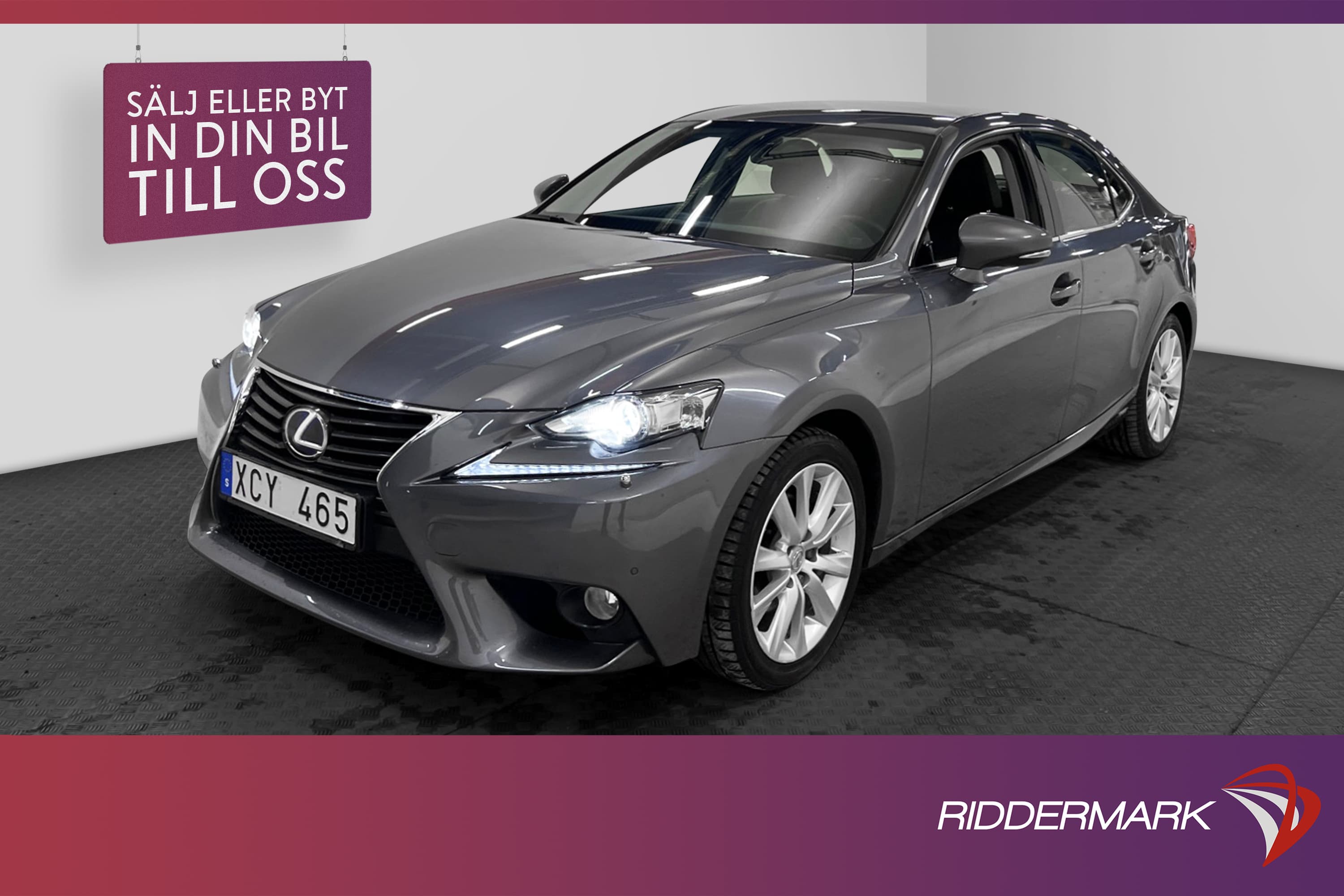 Begagnad Lexus IS 300h 2.5 CVT 223hk 2014 XCY465 | Riddermark Bil