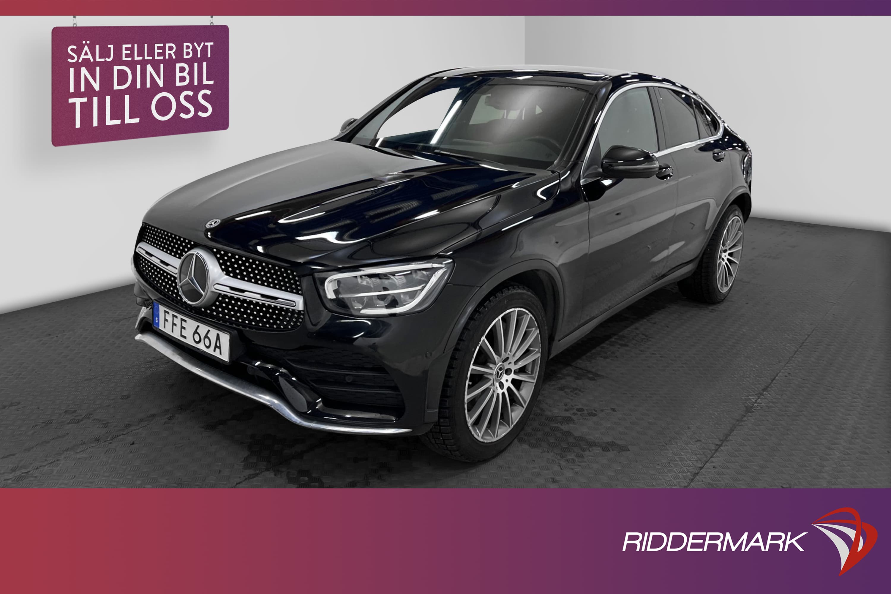 Begagnad Mercedes-Benz GLC 220 d Coupé 4M 2020 FFE66A | Riddermark Bil