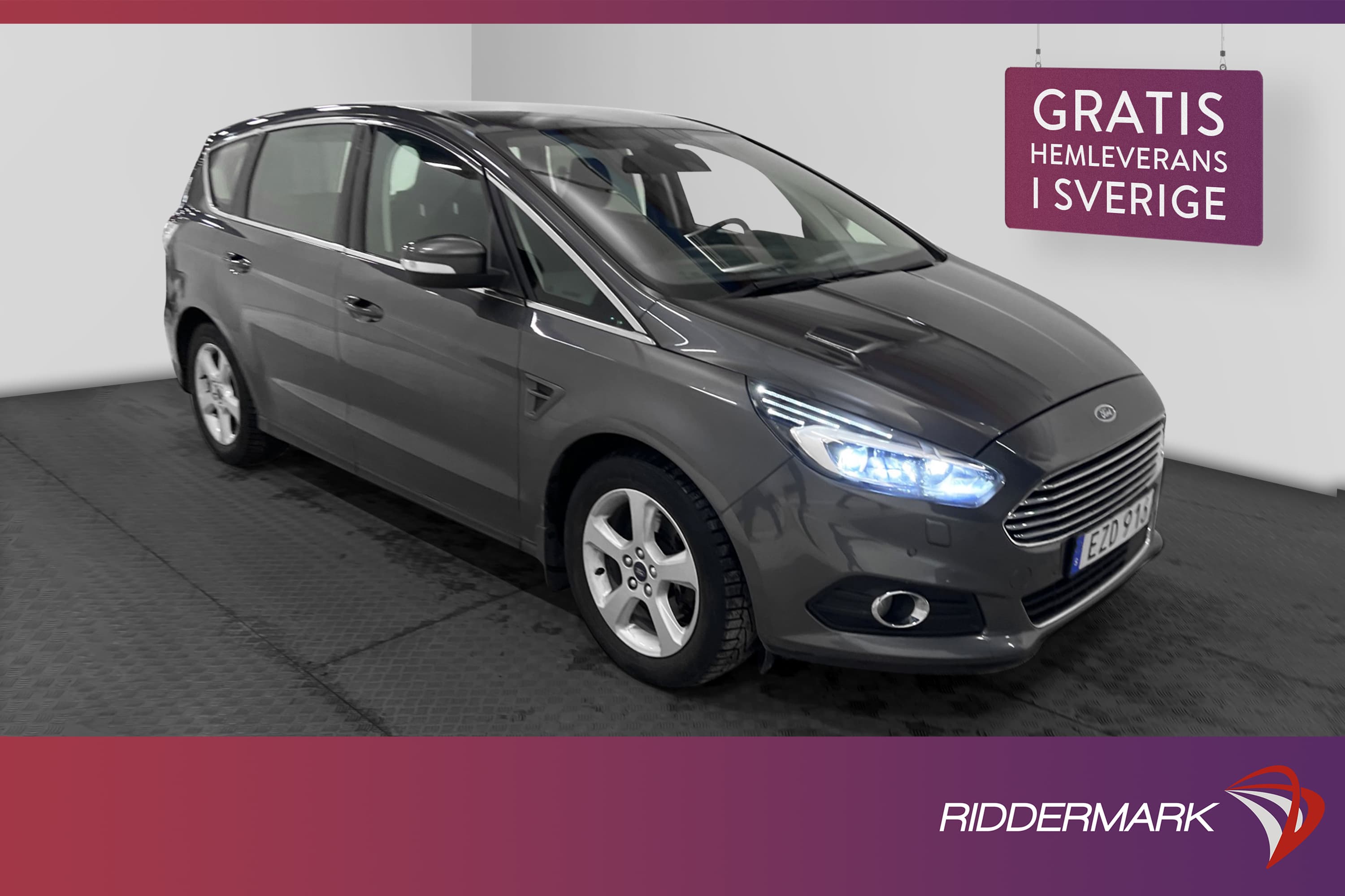 Begagnad Ford S-Max AWD 180hk 2016 EZD916 | Riddermark Bil