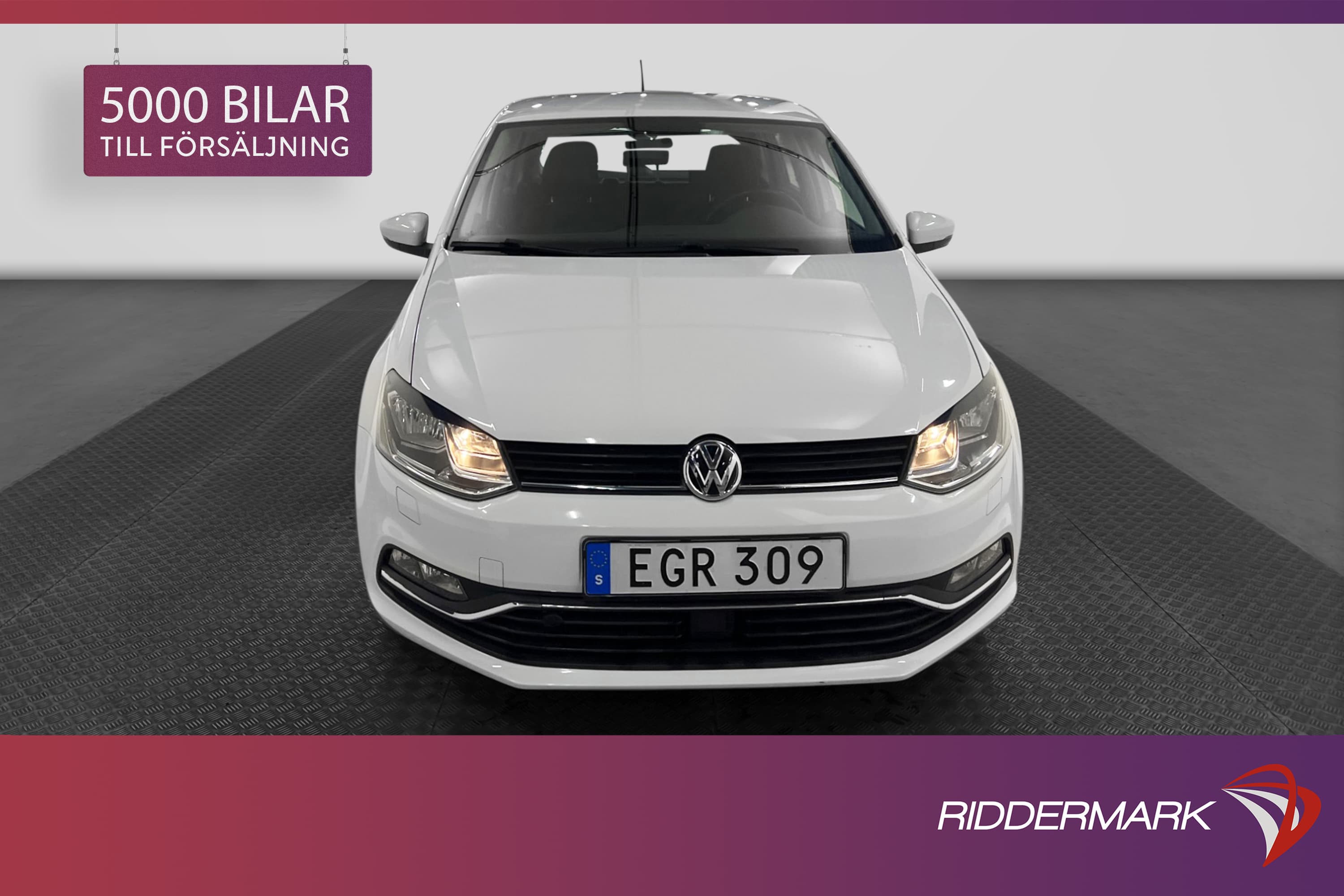 Begagnad Volkswagen Polo 1.2 TSI 90hk 2016 EGR309 | Riddermark Bil