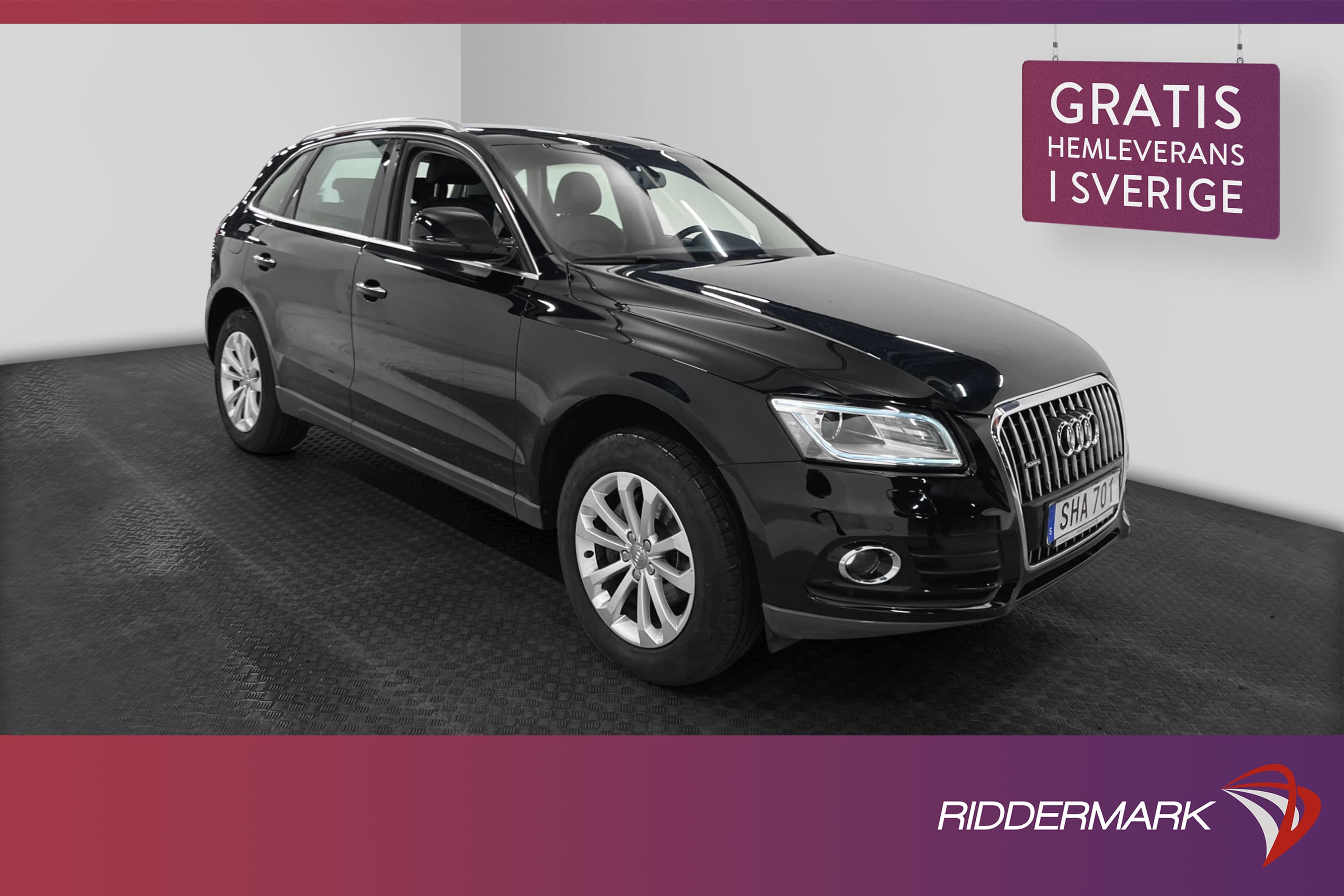 Begagnad Audi Q5 TDI Quattro 190hk 2015 SHA701 | Riddermark Bil