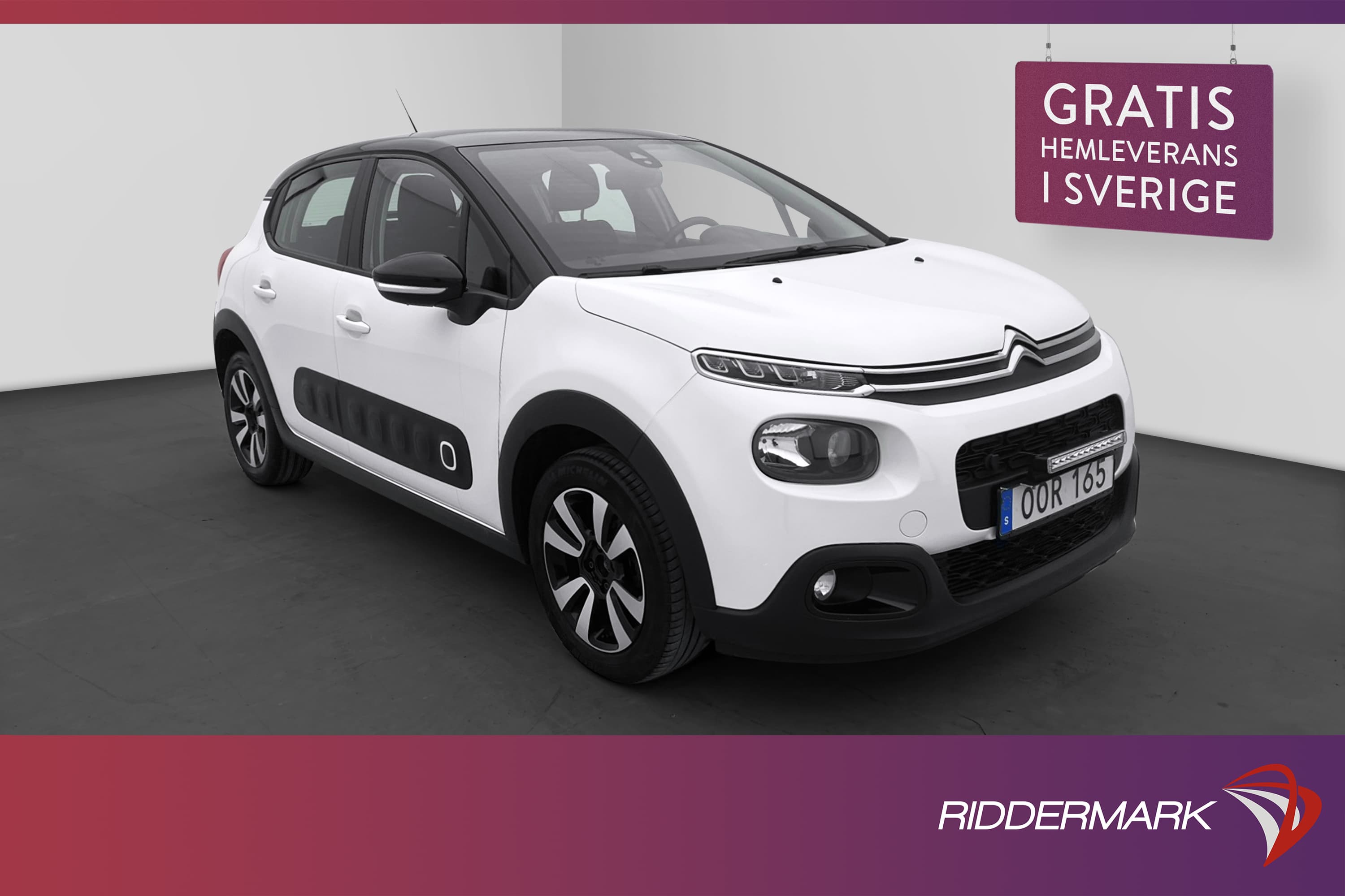 Begagnad Citroën C3 VTi 82hk 2018 OOR165 | Riddermark Bil