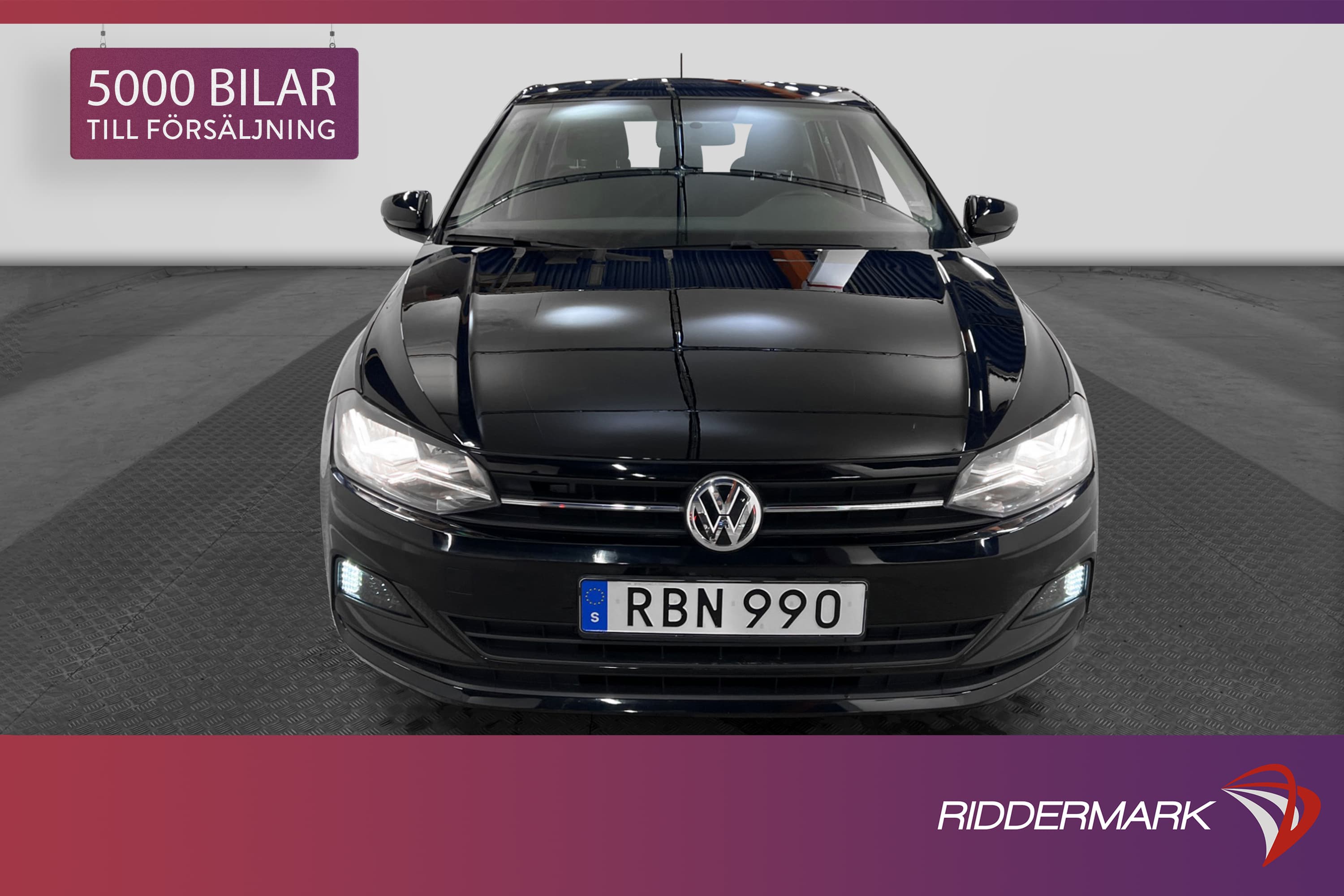 Begagnad Volkswagen Polo 1.0 TSI 95hk 2018 RBN990 | Riddermark Bil