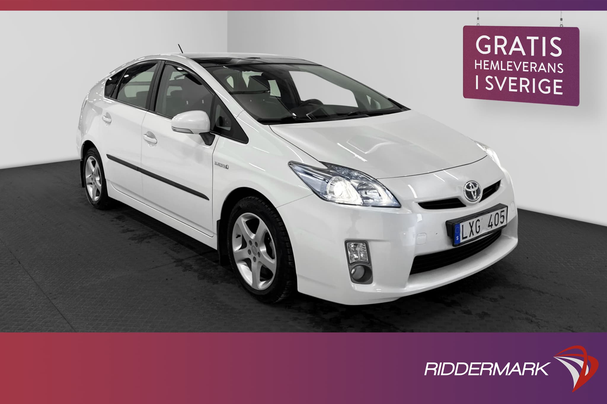 Begagnad Toyota Prius Hybrid CVT 136hk 2011 LXG405 | Riddermark Bil